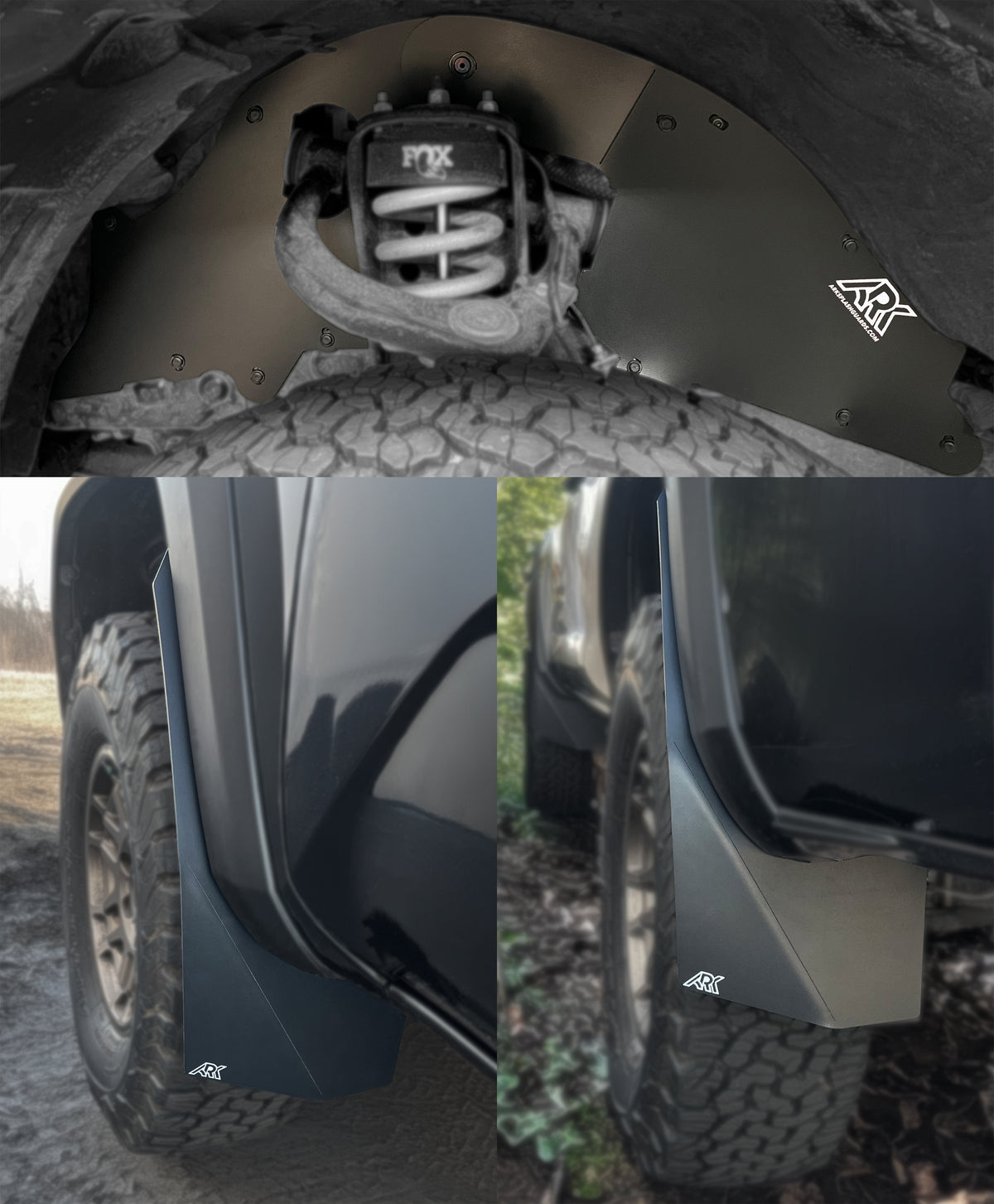 2016-2023 Toyota Tacoma TriXpoly Splash Guards | Ark Splash Guards ...