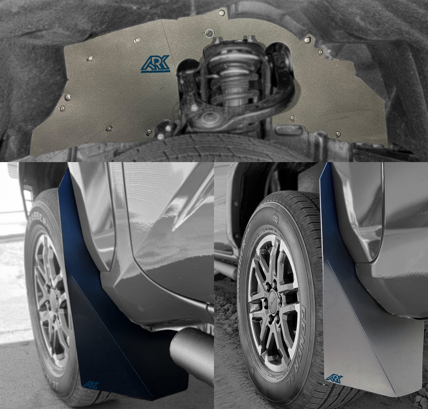 Toyota Tacoma Splash Guards | Ark Splash Guards | Ark Splash Guards